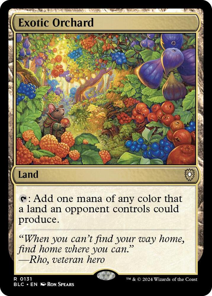 Exotic Orchard - Commander: Bloomburrow - Magic: The Gathering ...