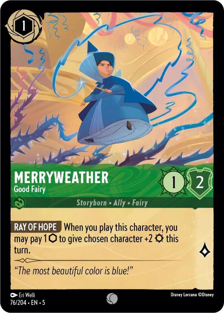 Merryweather - Good Fairy - Shimmering Skies - Disney Lorcana ...