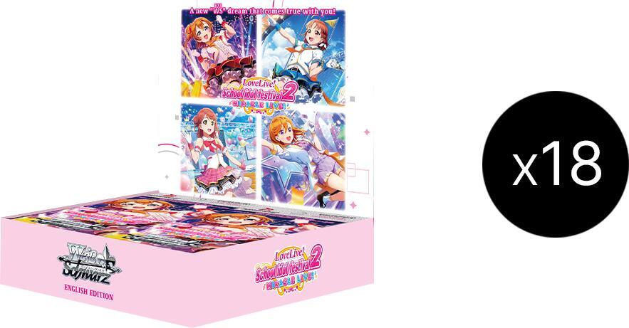 Love Live School idol festival 2 MIRACLE LIVE! Booster Box Case - Love Live! School idol ...
