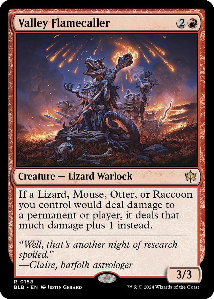 Valley Flamecaller - Bloomburrow - Magic: The Gathering - TCGplayer.com