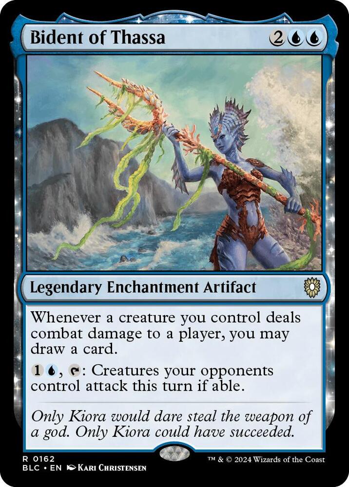 Bident of Thassa - Commander: Bloomburrow - Magic: The Gathering ...