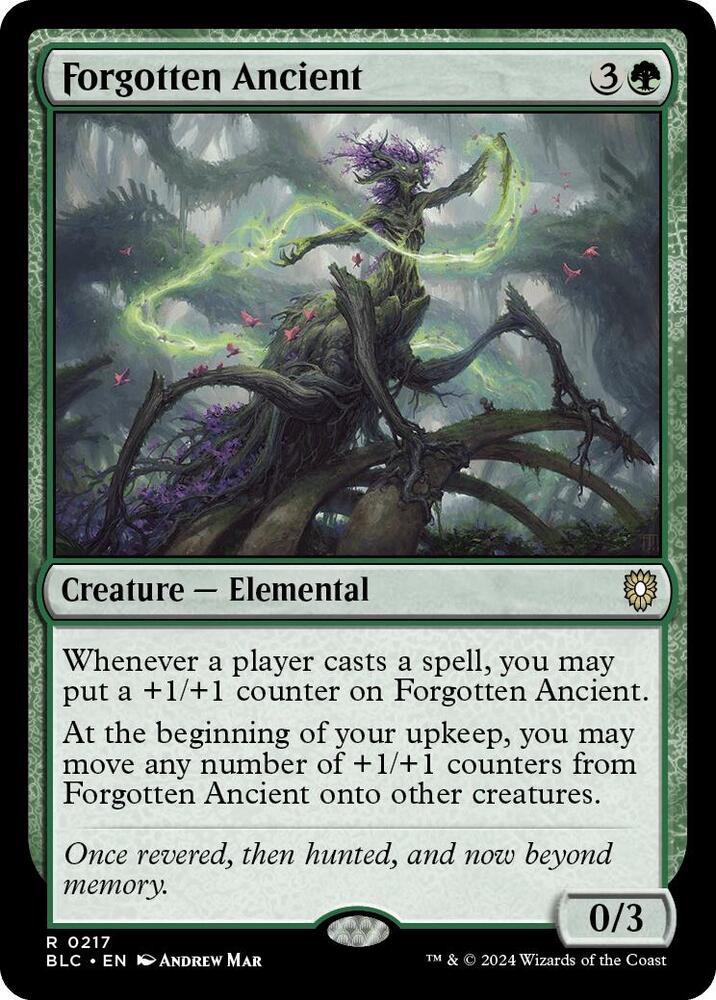 Forgotten Ancient - Commander: Bloomburrow - Magic: The Gathering ...