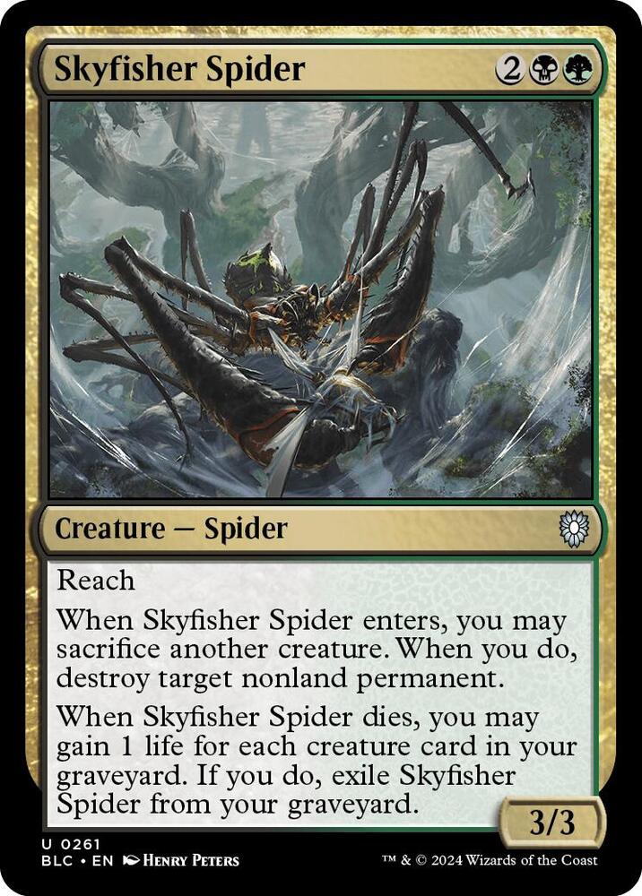 Skyfisher Spider - Commander: Bloomburrow - Magic: The Gathering