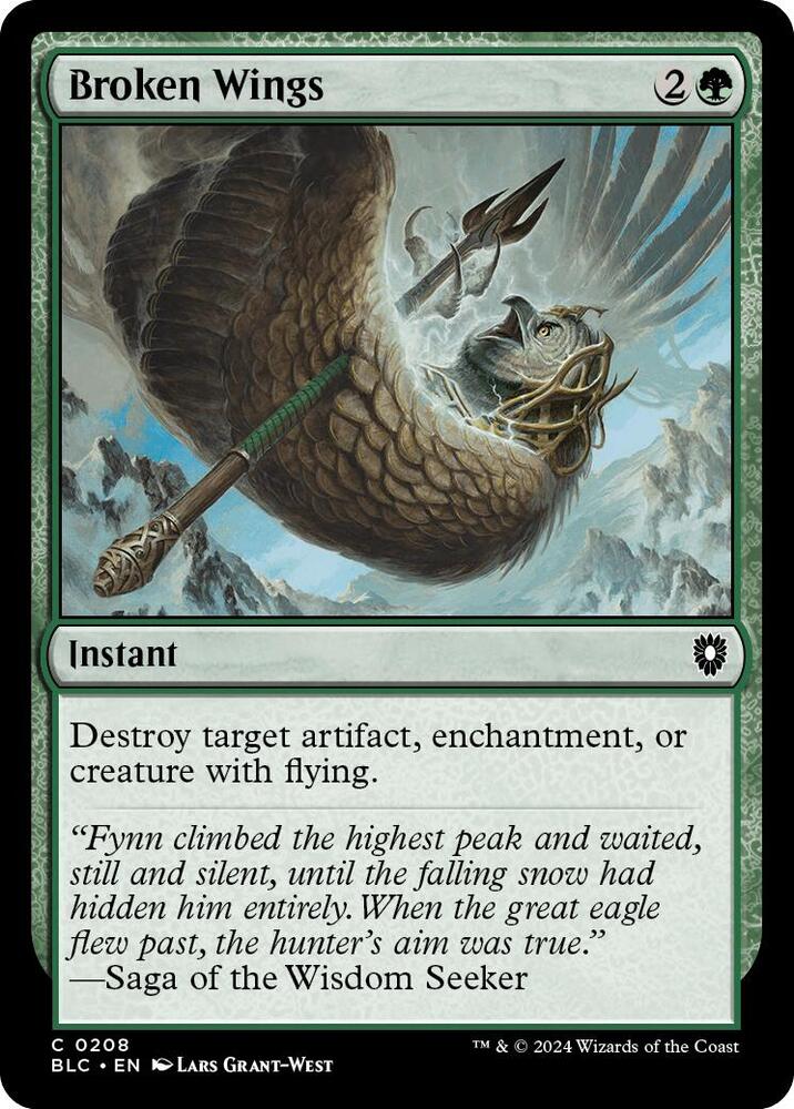 Broken Wings - Commander: Bloomburrow - Magic: The Gathering ...