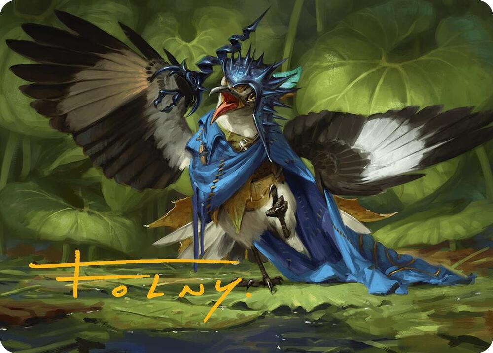 Mockingbird Art Card (Gold-Stamped Signature) - Art Series: Bloomburrow ...