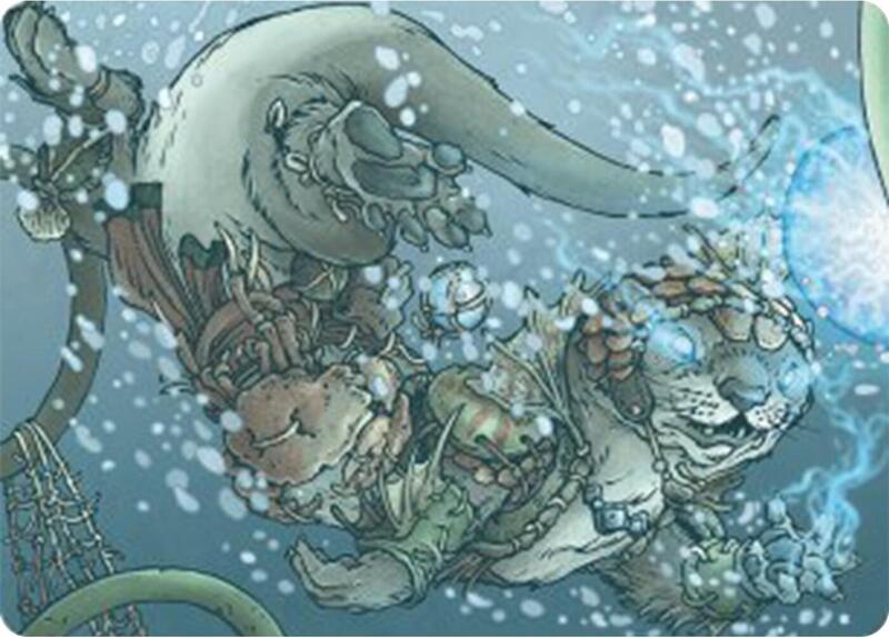 Kitsa, Otterball Elite Art Card - Art Series: Bloomburrow - Magic: The ...