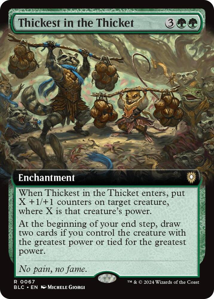Evercoat Ursine (Extended Art) - Commander: Bloomburrow - Magic: The ...