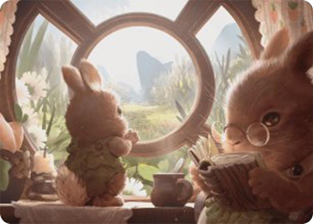 Tempest Angler Art Card - Art Series: Bloomburrow - Magic: The Gathering