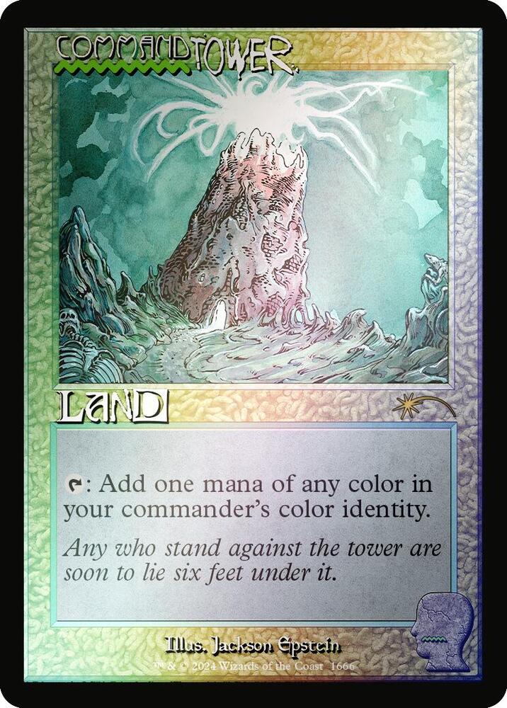 Command Tower (1666) (Rainbow Foil) - Secret Lair Drop Series - Magic ...