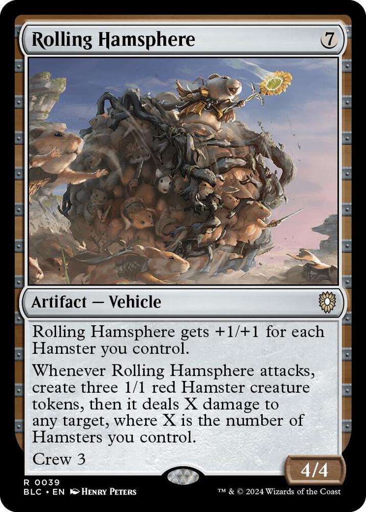 Rolling Hamsphere - Commander: Bloomburrow - Magic: The Gathering ...
