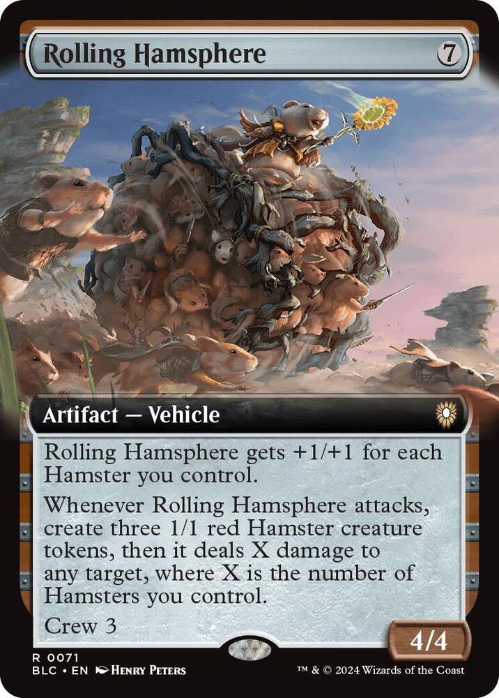 Rolling Hamsphere (Extended Art) - Commander: Bloomburrow - Magic: The ...