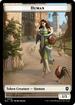 Human // Soldier Double-Sided Token - Commander: Bloomburrow - Magic ...