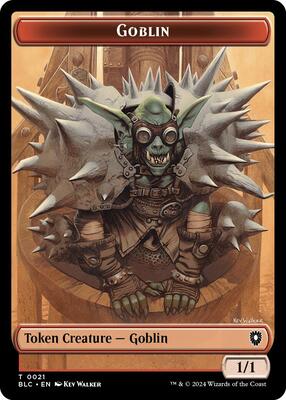Goblin // Thopter Double-Sided Token - Commander: Bloomburrow - Magic ...