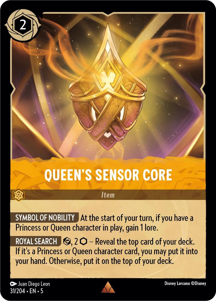Queen's Sensor Core - Shimmering Skies - Disney Lorcana - TCGplayer.com
