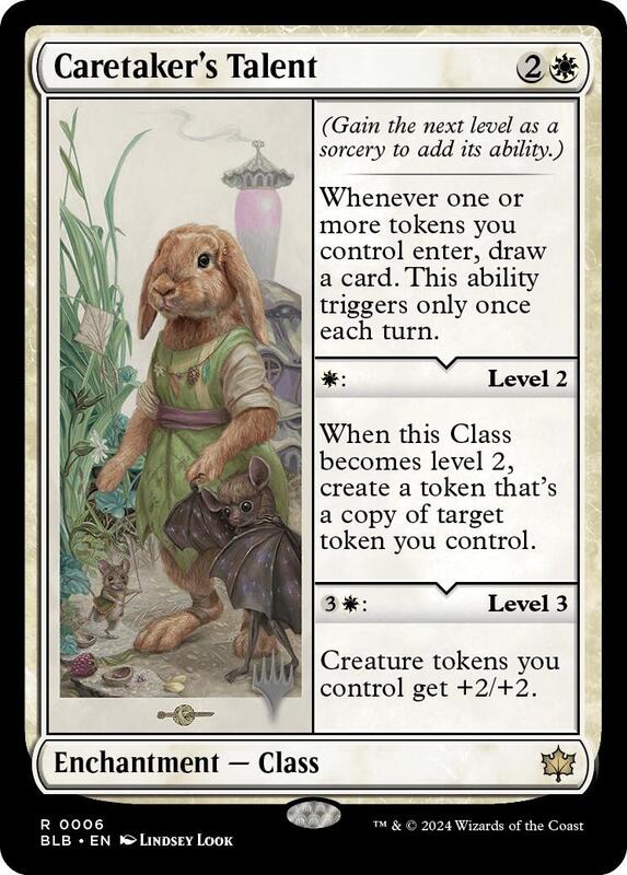 Caretaker's Talent - Promo Pack: Bloomburrow - Magic: The Gathering ...
