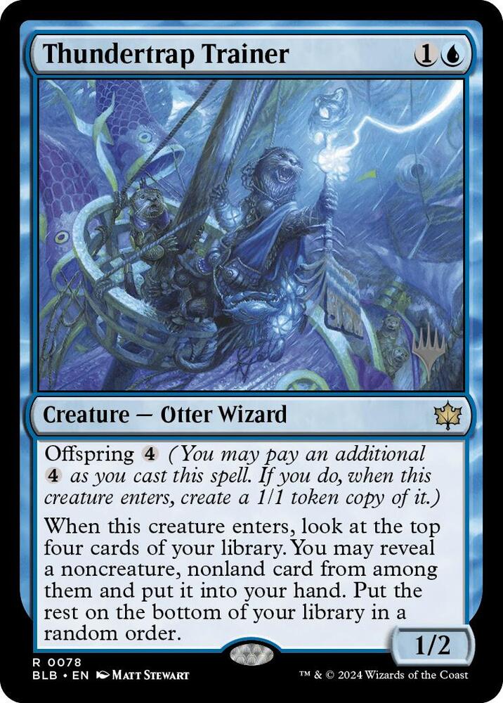 Thundertrap Trainer - Promo Pack: Bloomburrow - Magic: The Gathering ...