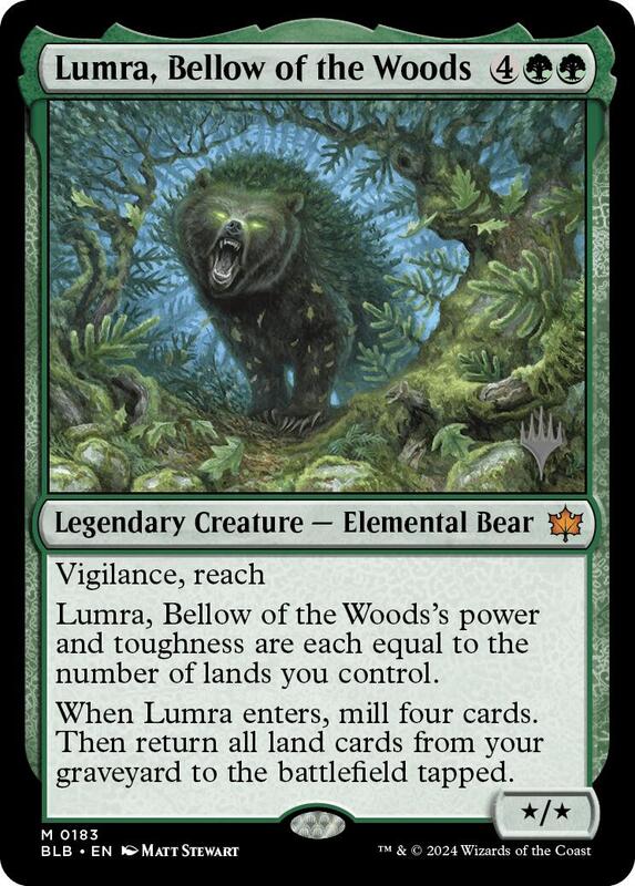 Lumra, Bellow of the Woods - Promo Pack: Bloomburrow - Magic: The Gathering