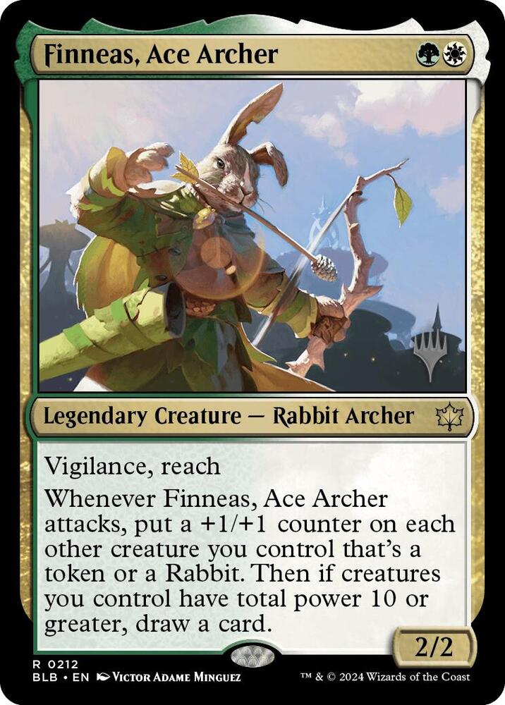 Finneas, Ace Archer - Promo Pack: Bloomburrow - Magic: The Gathering ...