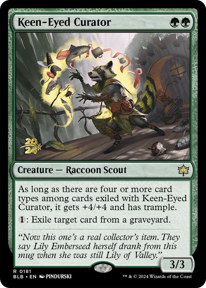 Keen-Eyed Curator - Prerelease Cards - Magic: The Gathering - TCGplayer.com