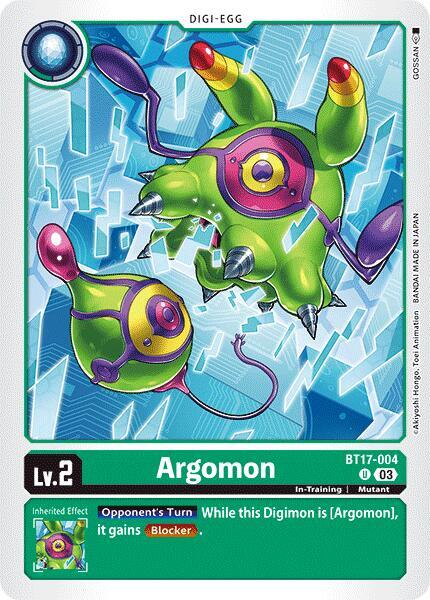 Argomon - BT17-004 - Secret Crisis - Digimon Card Game