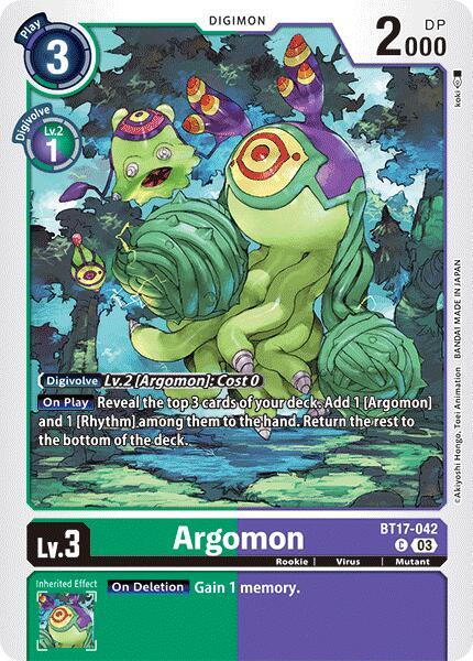 Argomon - BT17-042 - Secret Crisis - Digimon Card Game