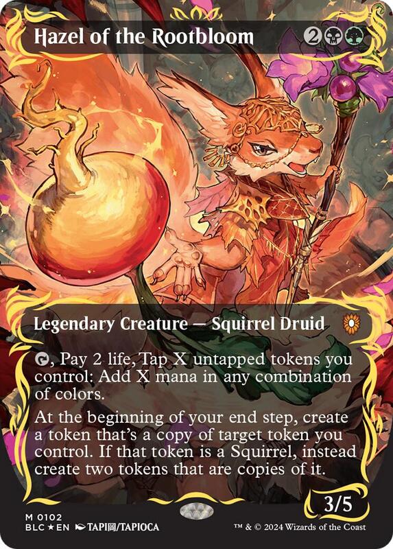 Chatterfang, Squirrel General (Borderless) (Raised Foil) - Commander ...