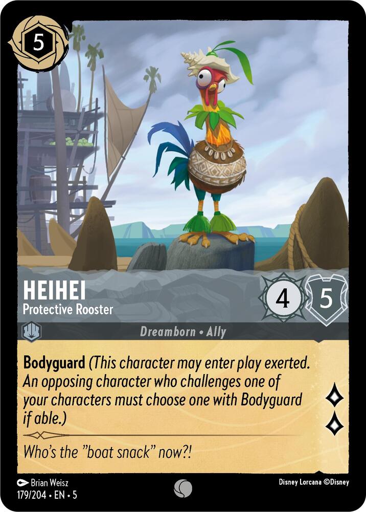 HeiHei - Protective Rooster - Shimmering Skies - Disney Lorcana ...