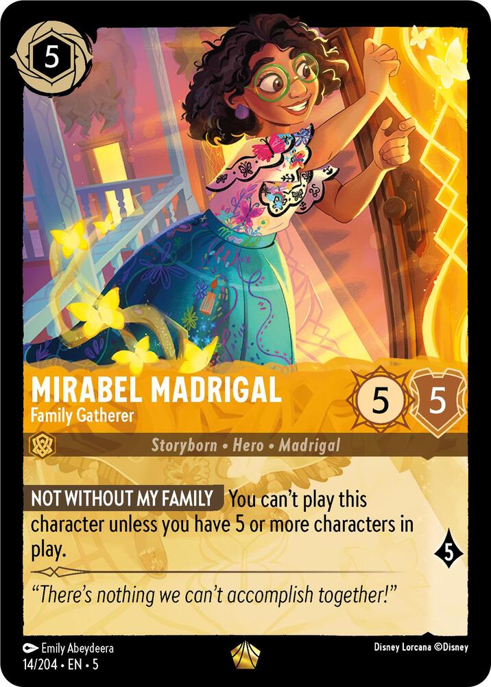 Mirabel Madrigal - Family Gatherer - Shimmering Skies - Disney Lorcana ...