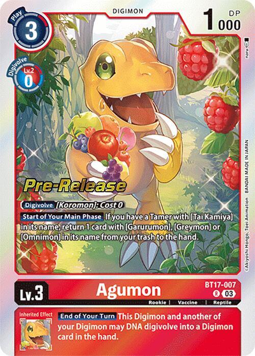 Agumon - Secret Crisis Pre-Release Cards - Digimon Card Game - TCGplayer.com