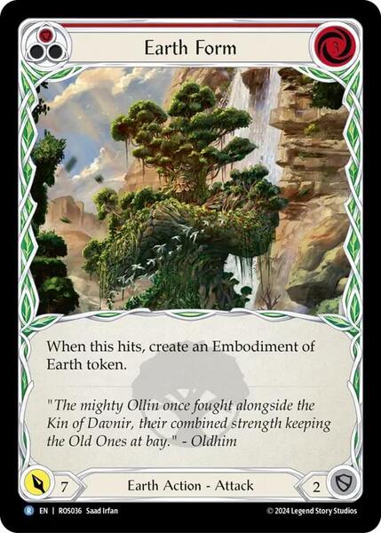 Earth Form (Red) - Rosetta - Flesh and Blood TCG - TCGplayer.com