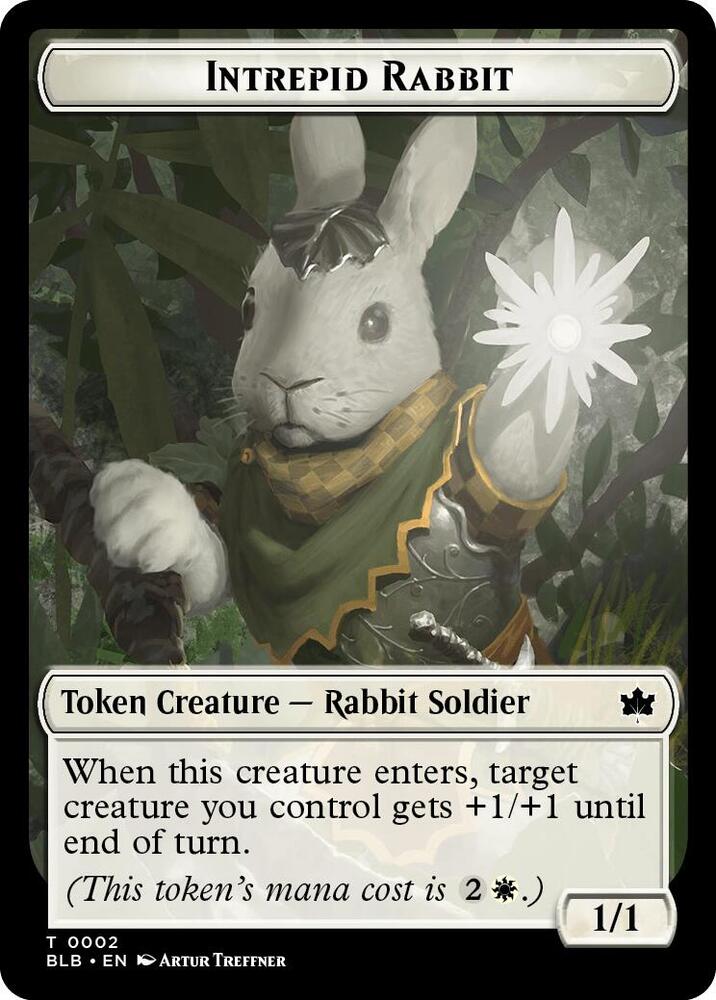 Intrepid Rabbit Token - Bloomburrow - Magic: The Gathering - TCGplayer.com