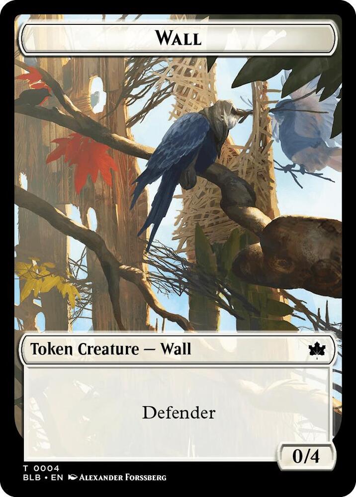 Wall Token - Bloomburrow - Magic: The Gathering - TCGplayer.com