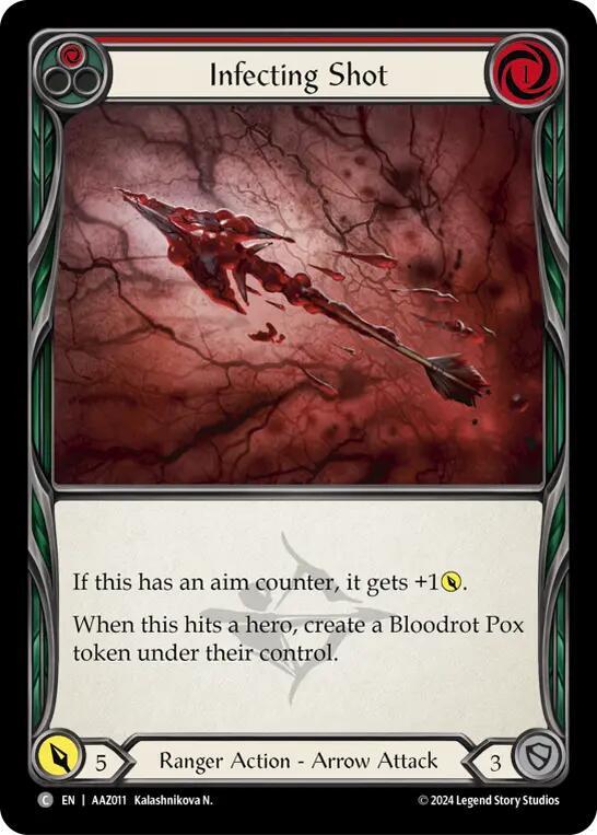 Infecting Shot (Red) - Armory Deck: Azalea - Flesh and Blood TCG