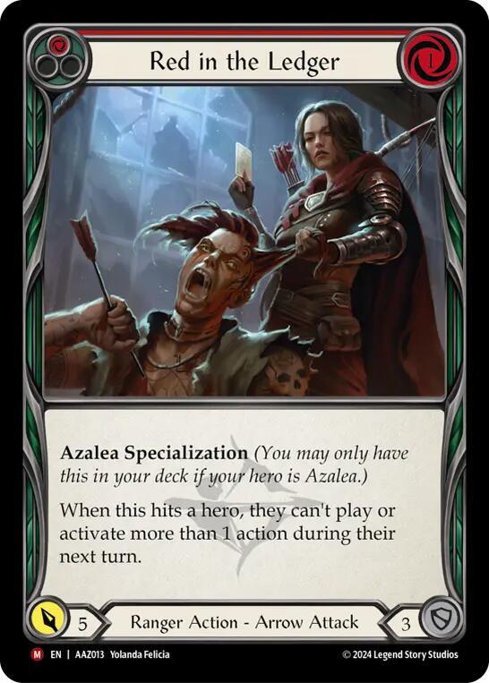 Red in the Ledger - Armory Deck: Azalea - Flesh and Blood TCG - TCGplayer.com