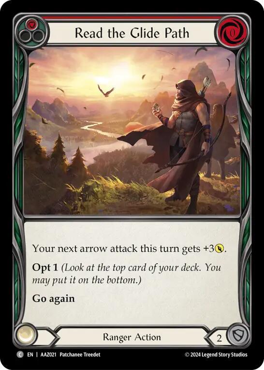 Read the Glide Path (Red) - Armory Deck: Azalea - Flesh and Blood TCG