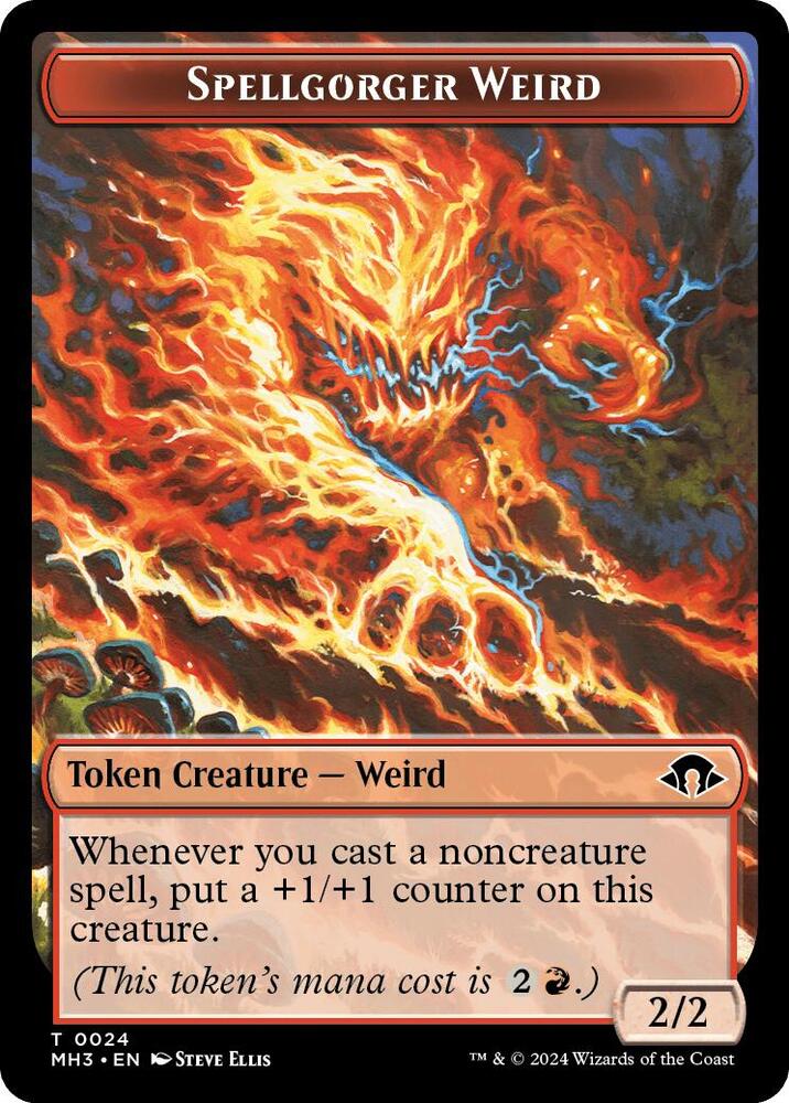 Spellgorger Weird // Energy Reserve Double-Sided Token - Modern ...
