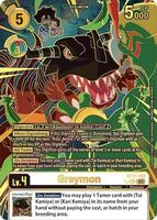 Greymon (Left) (Textured) - Secret Crisis - Digimon Card Game - TCGplayer.com