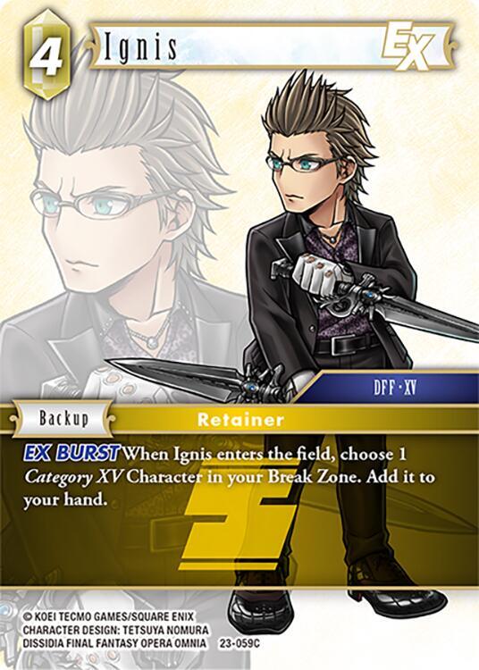 Ignis - Hidden Trials - Final Fantasy TCG - TCGplayer.com