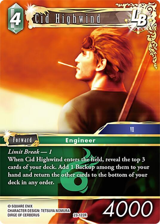Cid Highwind LB - Hidden Trials - Final Fantasy TCG - TCGplayer.com