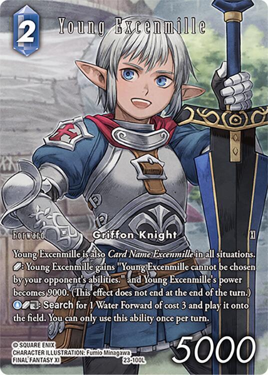 Young Excenmille (Full Art) - Hidden Trials - Final Fantasy TCG ...