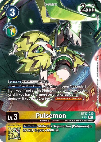 Pulsemon (Alternate Art) - Secret Crisis - Digimon Card Game