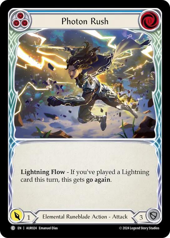 Photon Rush (Blue) - 1st Strike - Flesh and Blood TCG - TCGplayer.com