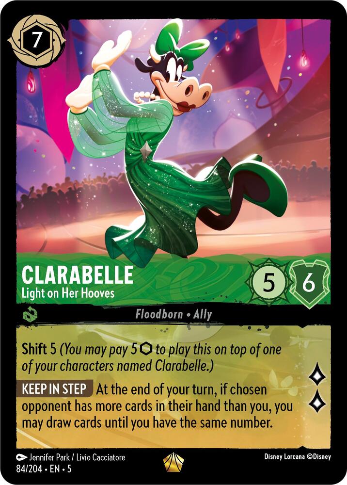Clarabelle - Light on Her Hooves - Shimmering Skies - Disney Lorcana ...