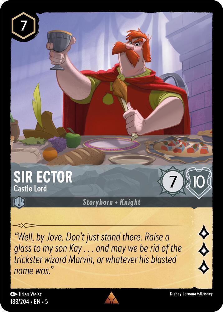 Sir Ector - Castle Lord - Shimmering Skies - Disney Lorcana - TCGplayer.com