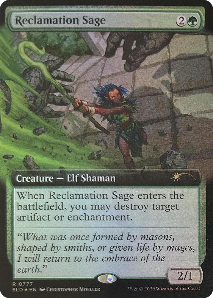 Reclamation Sage (Extended Art) - Secret Lair Drop Series - Magic: The ...