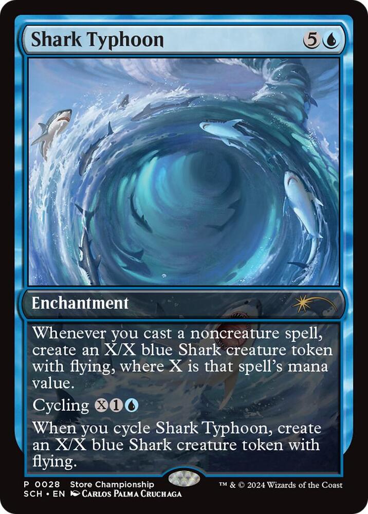 Shark Typhoon - Game Day & Store Championship Promos - Magic: The ...