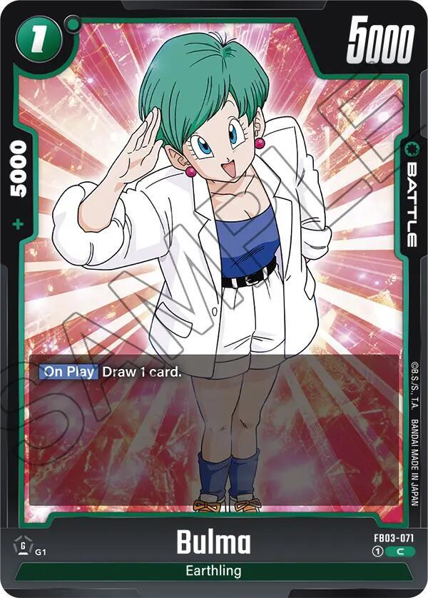 Bulma - FB03-071 - Raging Roar - Dragon Ball Super: Fusion World ...