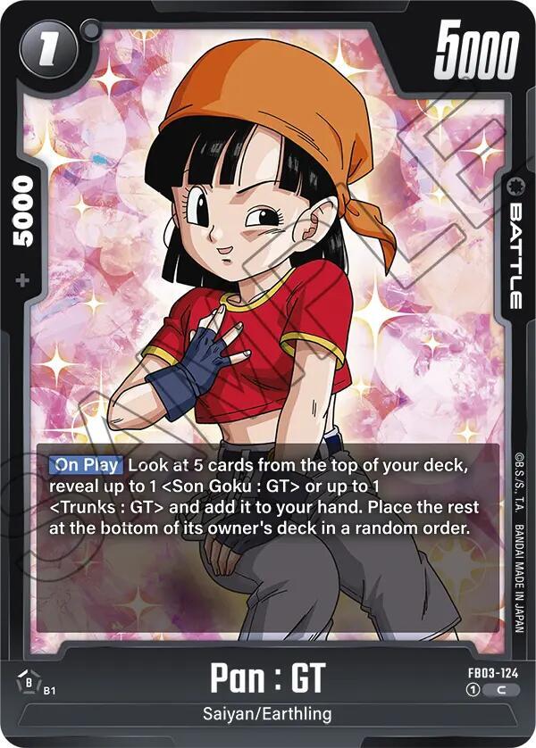 Pan : GT - FB03-124 - Raging Roar - Dragon Ball Super: Fusion World - TCGplayer.com