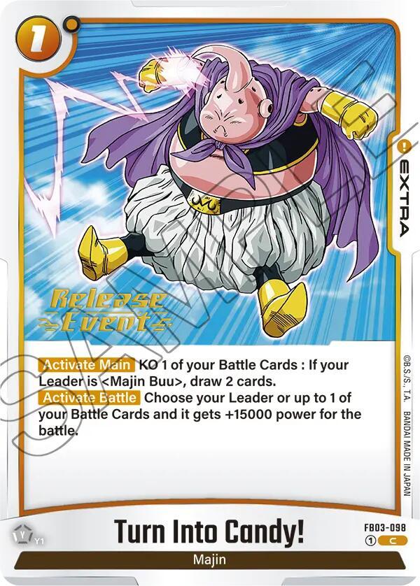 Turn Into Candy! - Raging Roar Release Event Cards - Dragon Ball Super ...