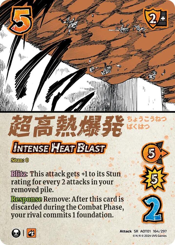 Intense Heat Blast - Attack on Titan: Battle for Humanity - UniVersus ...